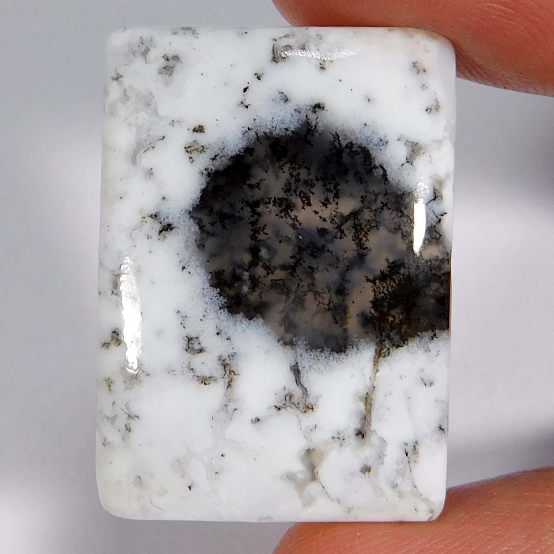 Natural Amazing Dendrite Opal Cushion Cabochon 34.40Cts. Reiki Healing ...