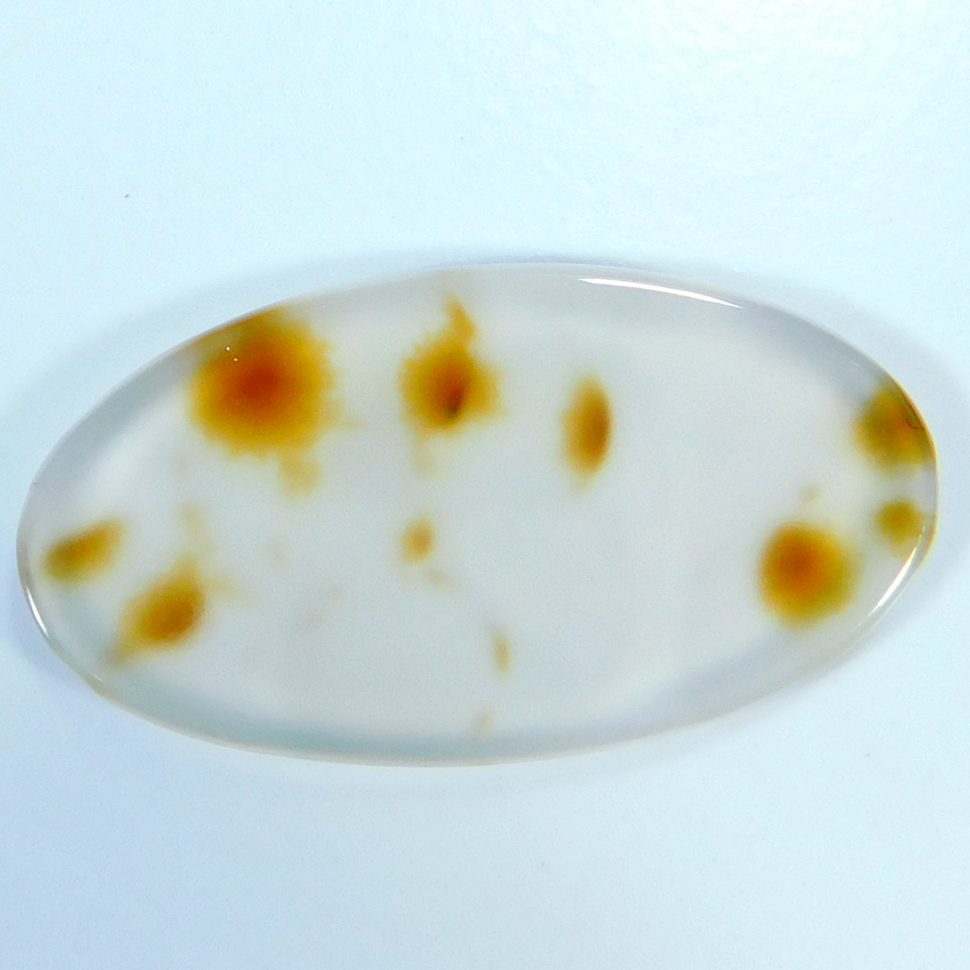 15.60Cts. Natural FABULOUS Scenic Dendritic Agate Oval Cabochon Loose ...